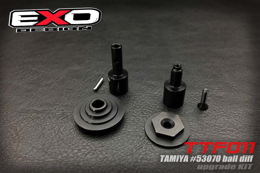 (TTF011) TAMIYA #53070 Ball Diff upgrade kit – EXOdesign